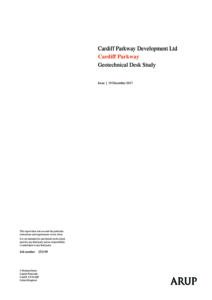 Appendix D1 Geotechnical Desk Study - Cardiff Hendre Lakes
